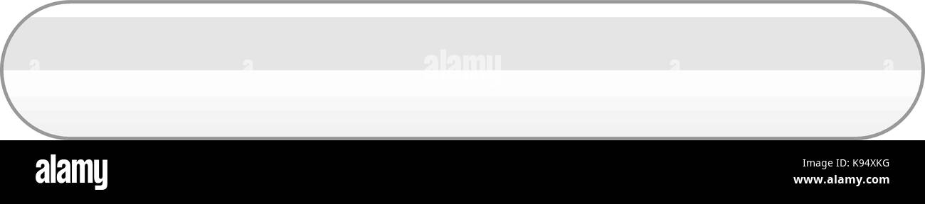 Blank glossy button rounded rectangle. Vector illustration a graphic ...