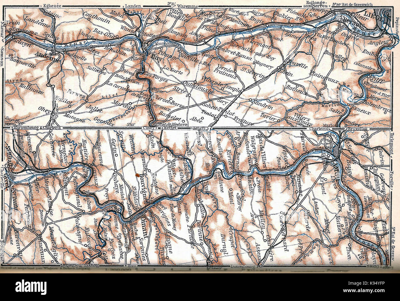 Maas map hi-res stock photography and images - Alamy