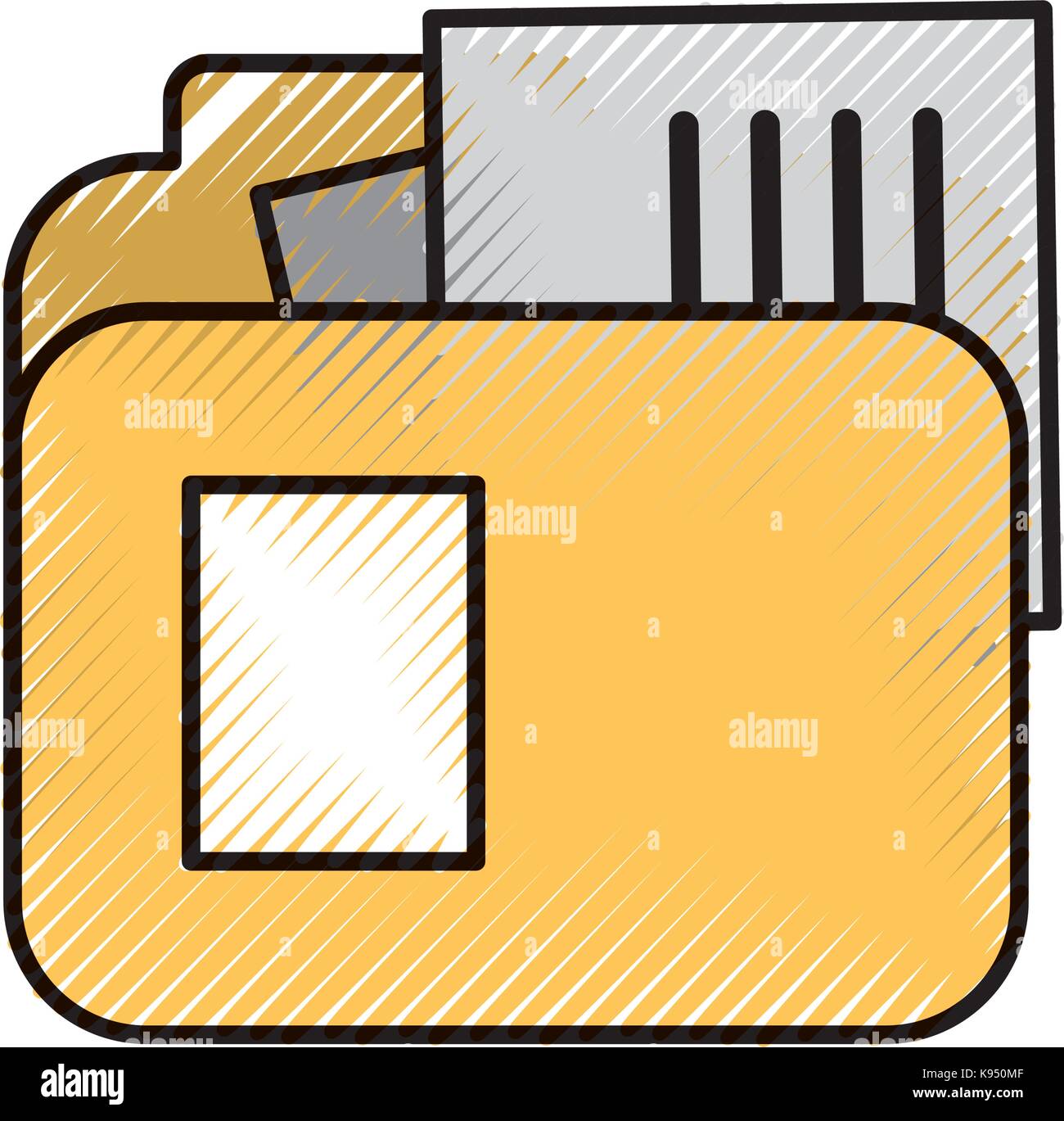office folder file paper document work Stock Vector Image & Art - Alamy