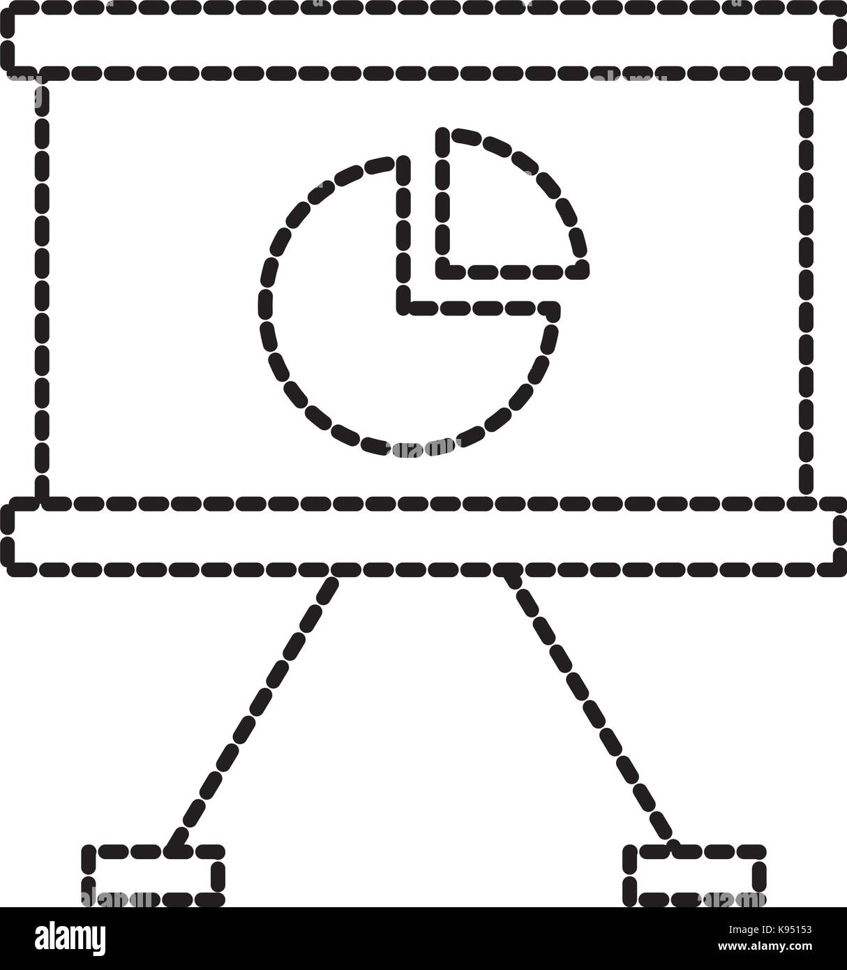 office board presentation chart financial report Stock Vector Image ...