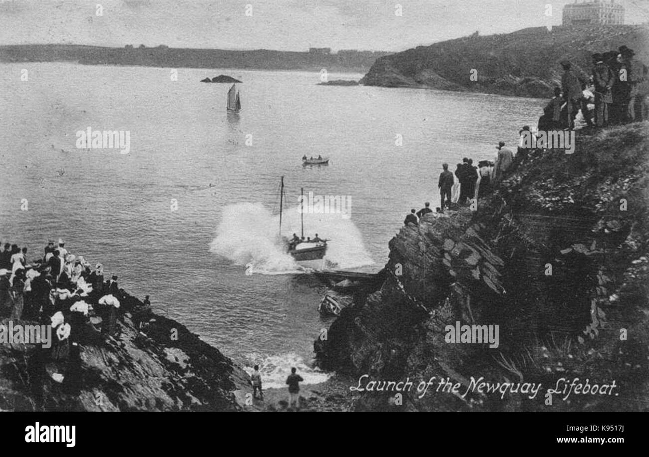 Coastal safety boat in Black and White Stock Photos & Images - Alamy