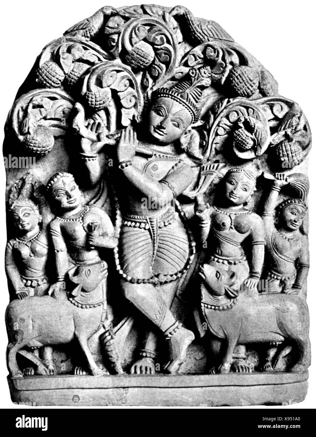 Sacred krishna Black and White Stock Photos & Images - Alamy