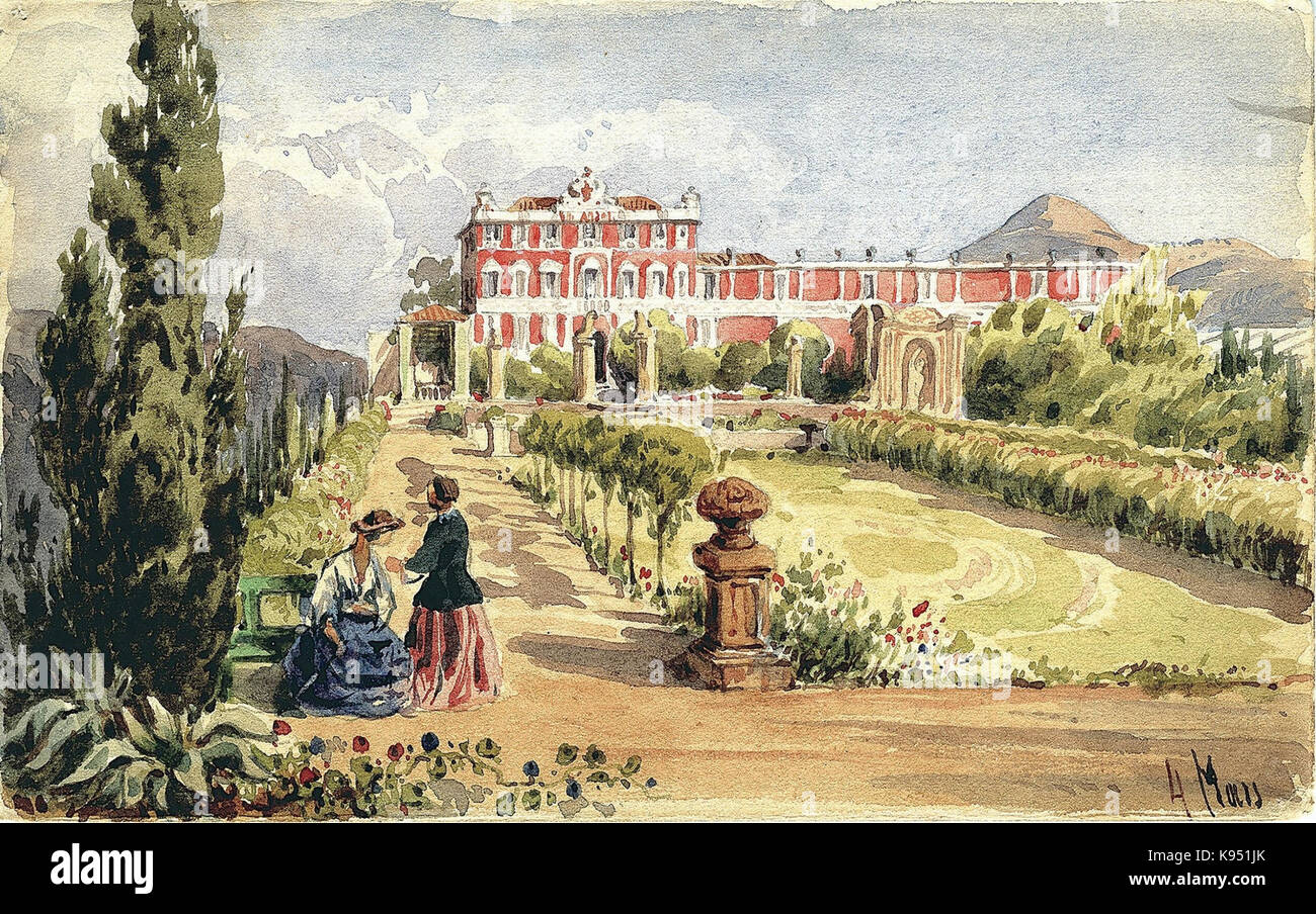 La Villa Arson vers 1865 (Alexis Mossa Stock Photo - Alamy