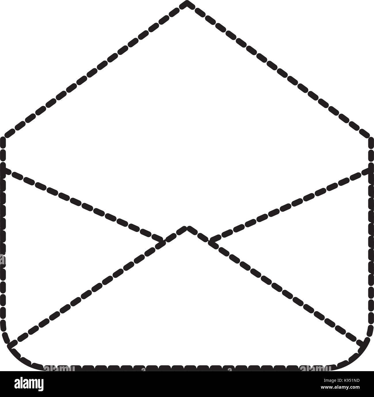 email icon open envelope empty communication Stock Vector Image & Art ...