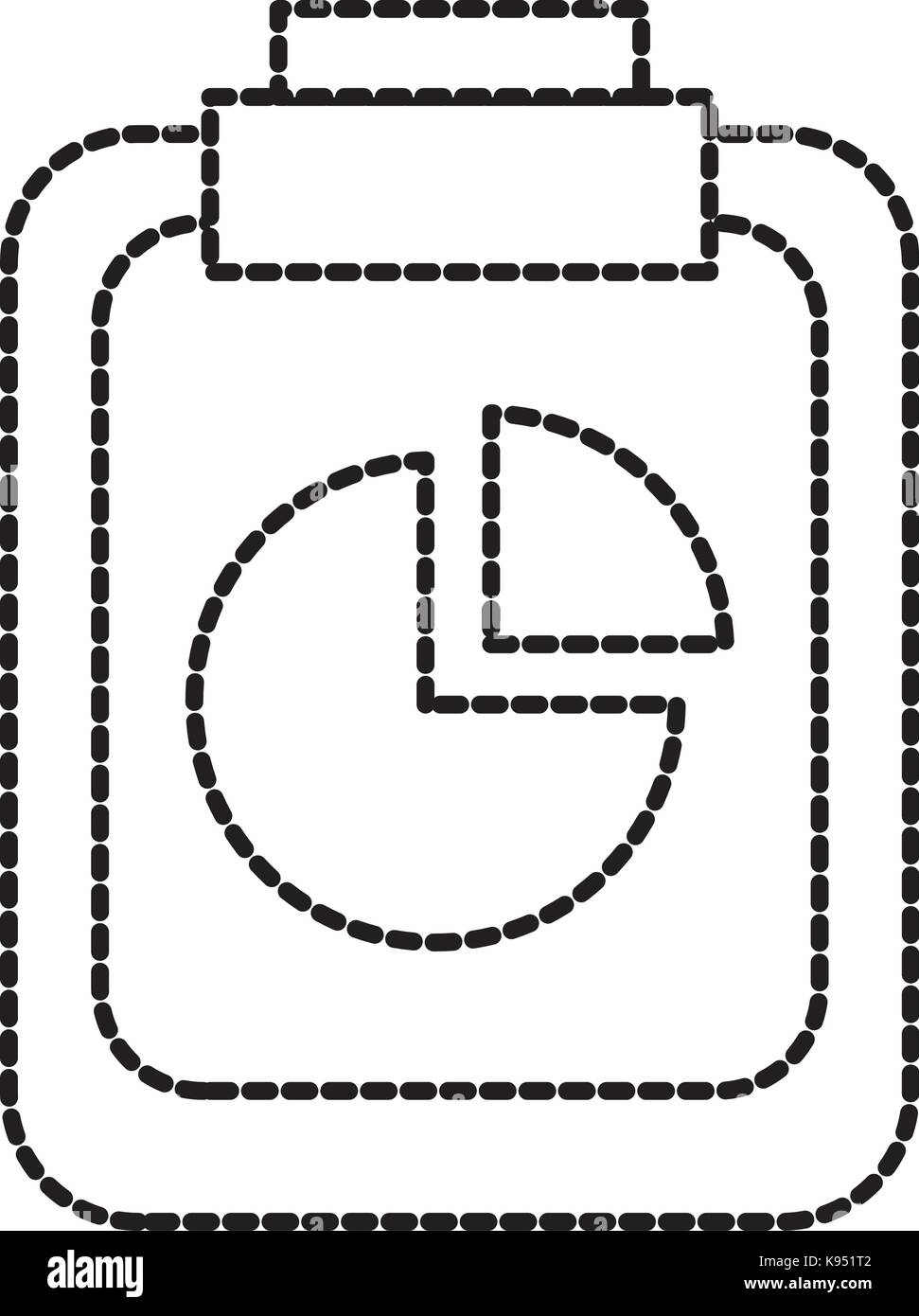 office business clipboard diagram chart financial Stock Vector Image ...