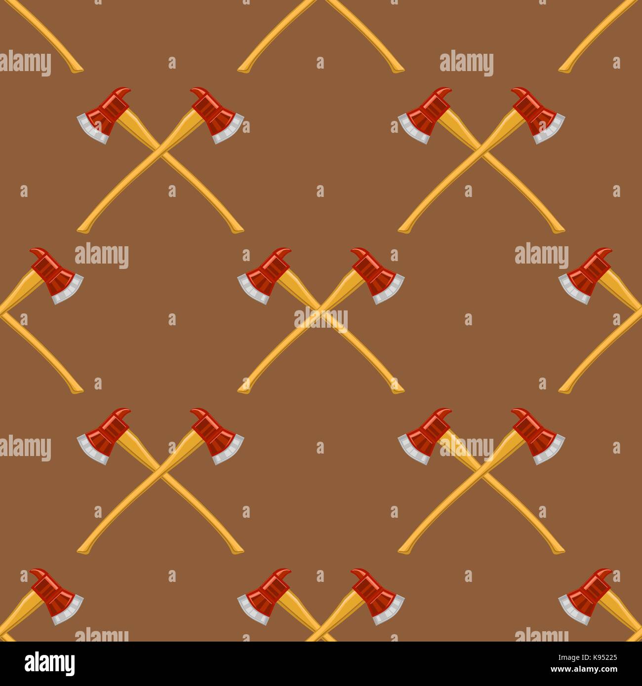 Firefighter Cross Axes Seamless Pattern Stock Vector Image & Art - Alamy