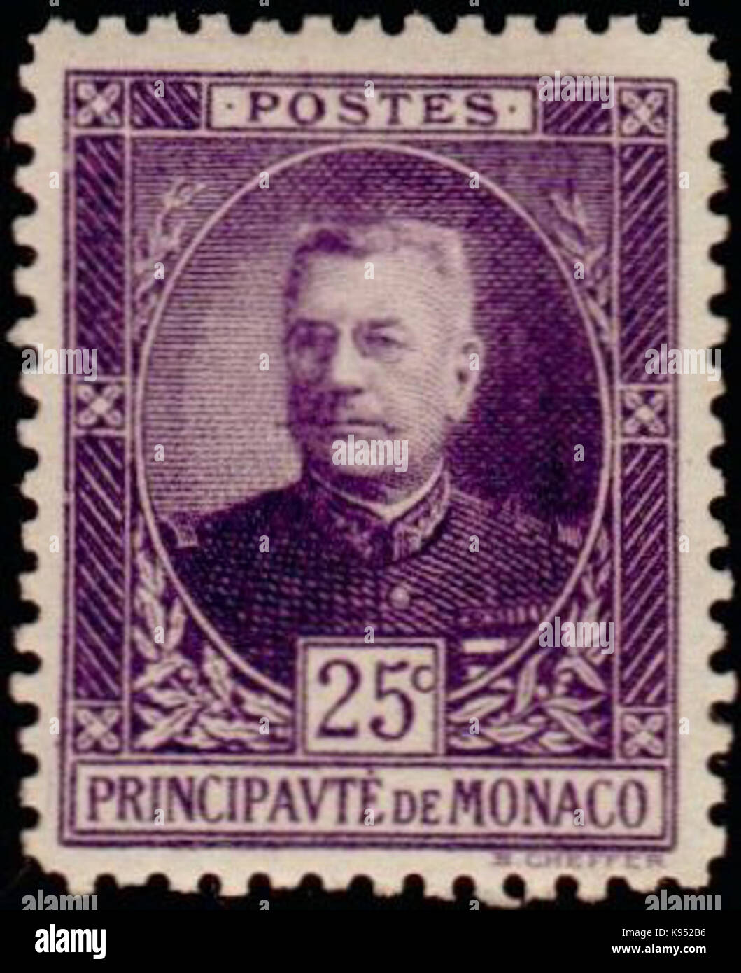 Louis II 1923 25c Stock Photo - Alamy