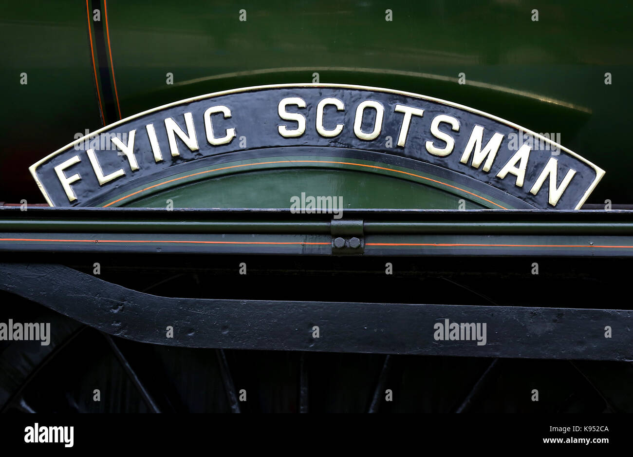 Flying scotsman nameplate hi-res stock photography and images - Alamy