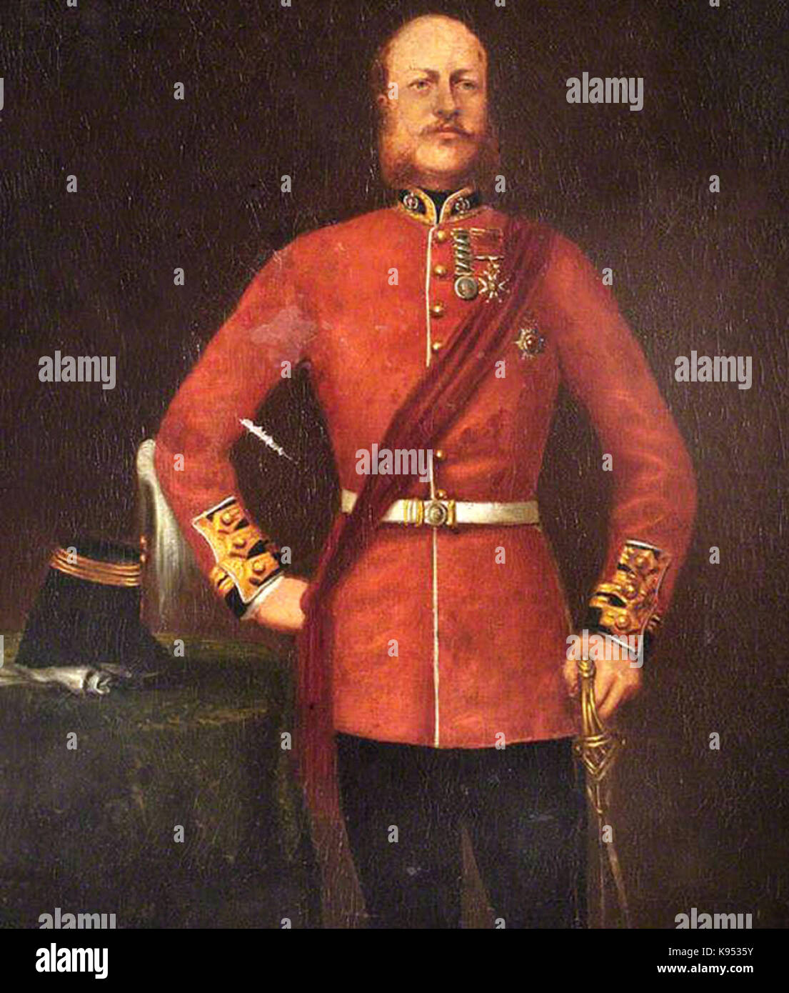 Lieutenant Colonel Poulett Somerset Stock Photo - Alamy