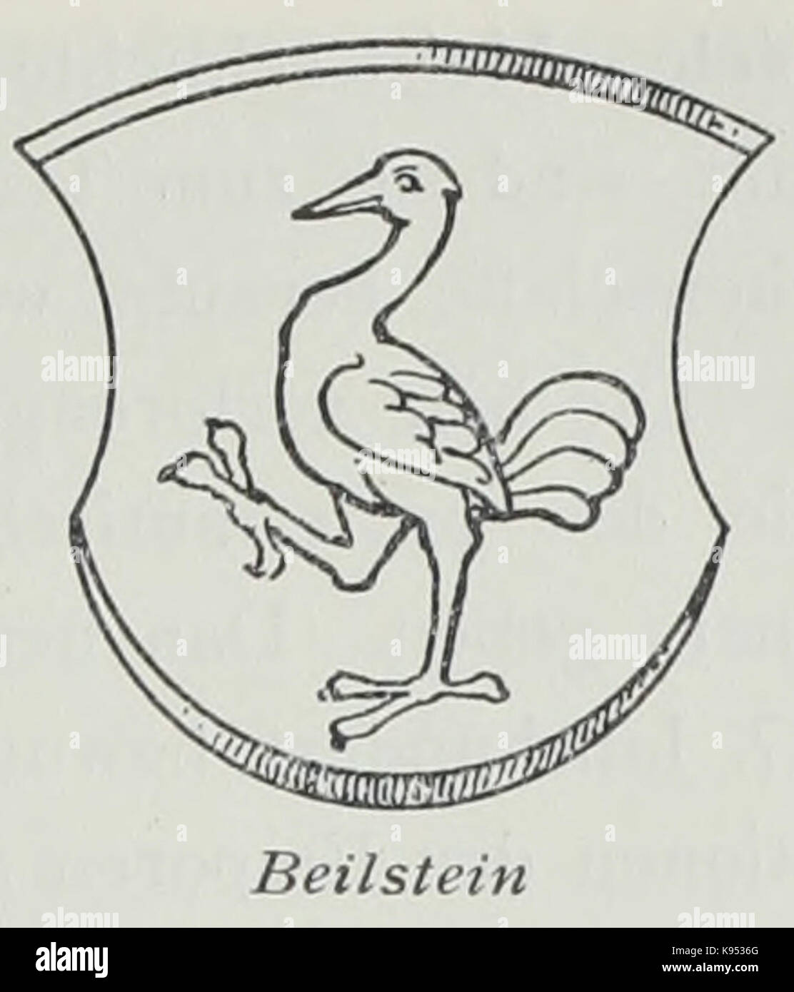 Luthmer IV 000o Wappen Beilstein Stock Photo - Alamy