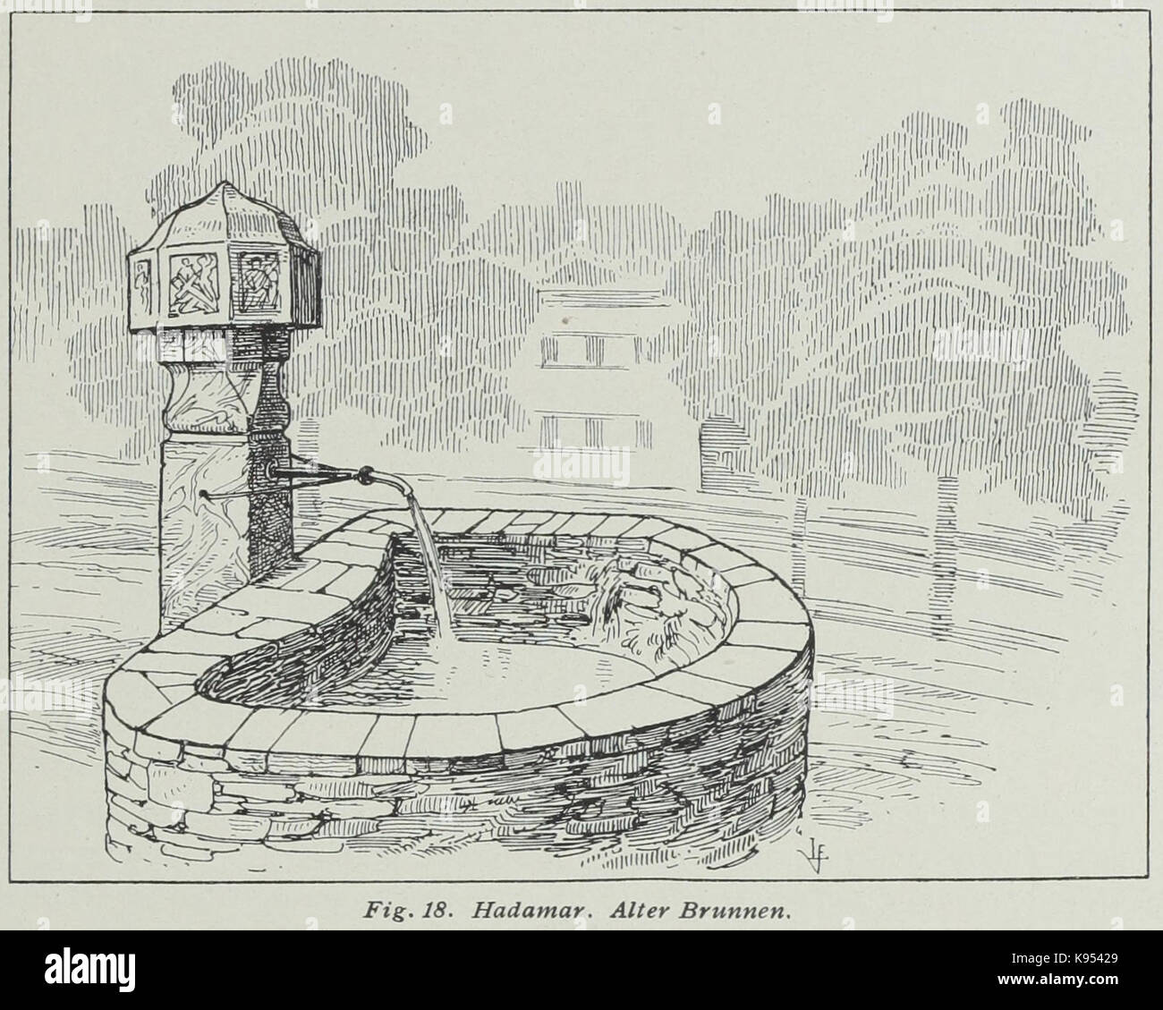 Luthmer VI 018 Hadamar Alter Brunnen Stock Photo - Alamy