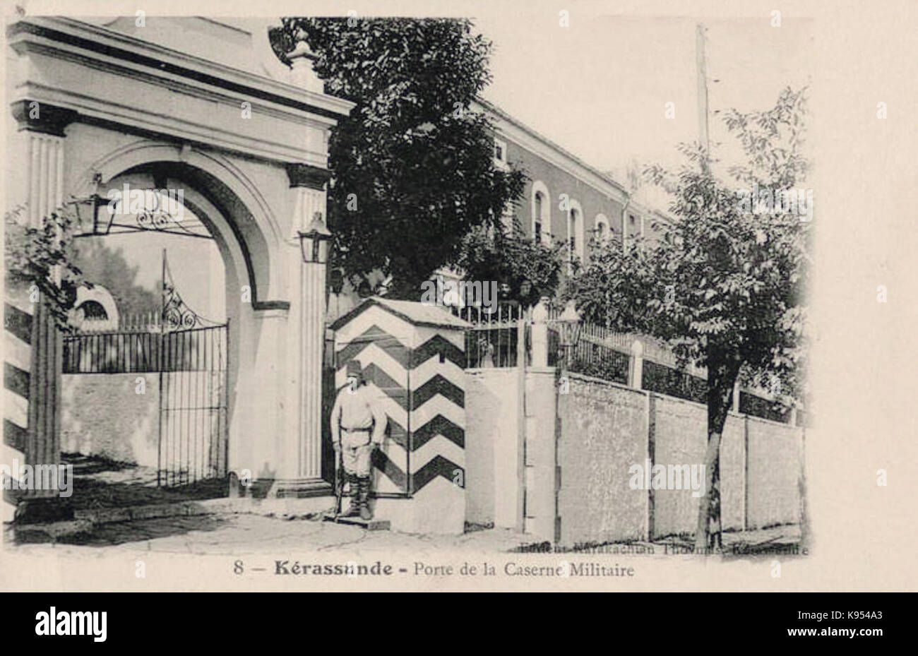 Kerassunde Gate of the military barracks Stock Photo - Alamy