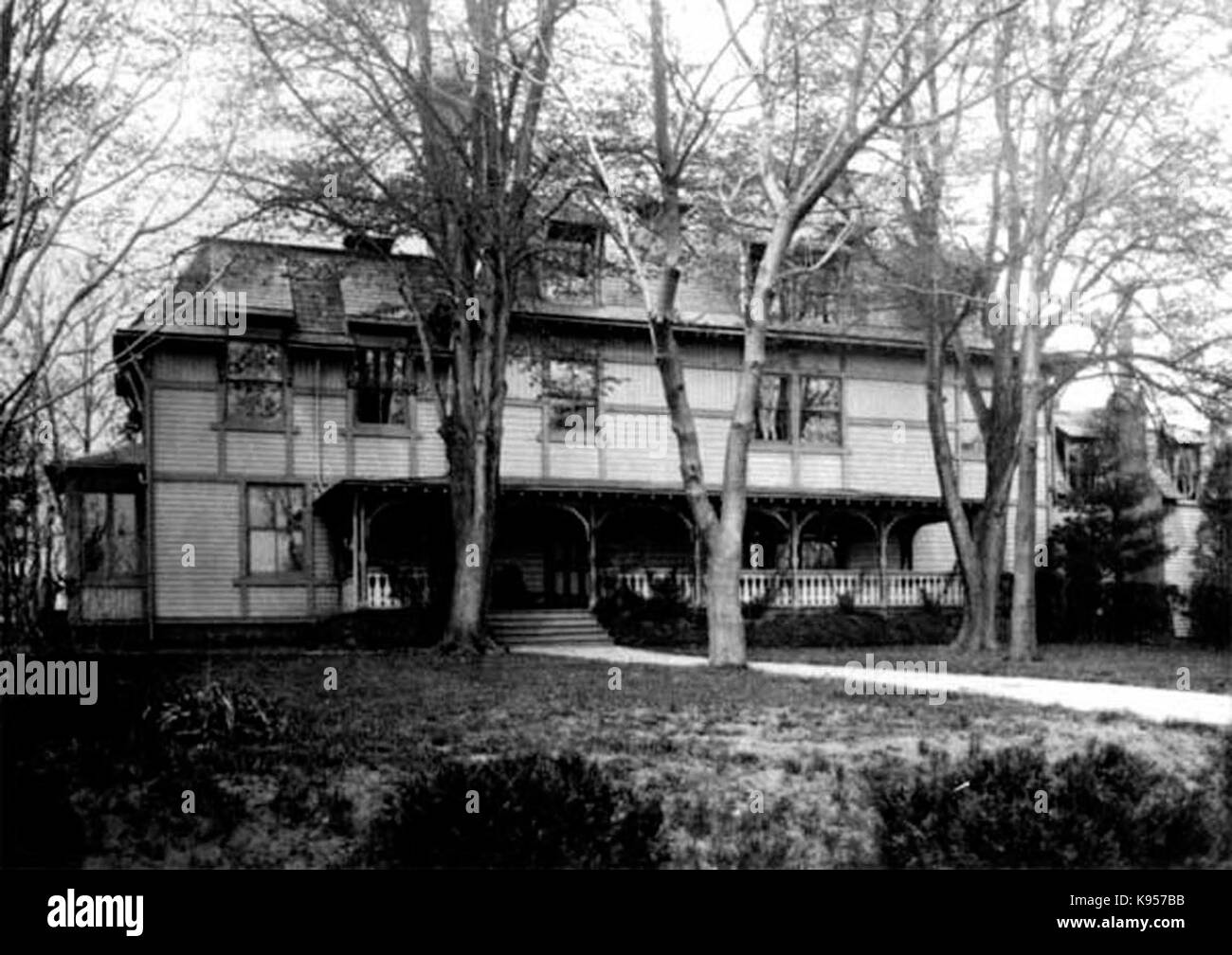 Lindenshade Philadelphia Suburban Homes 1889 Stock Photo - Alamy