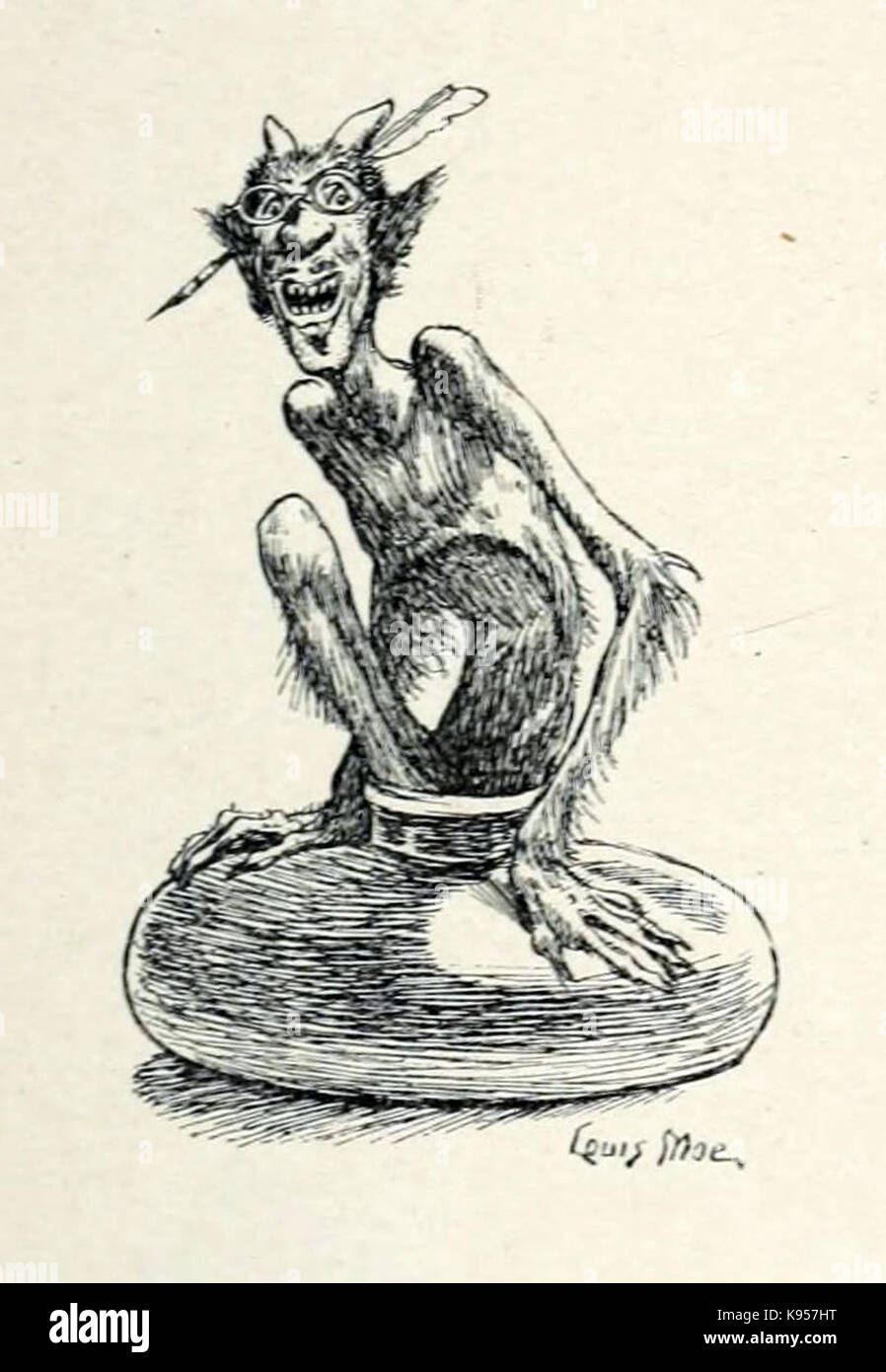 Old Demon Illustration