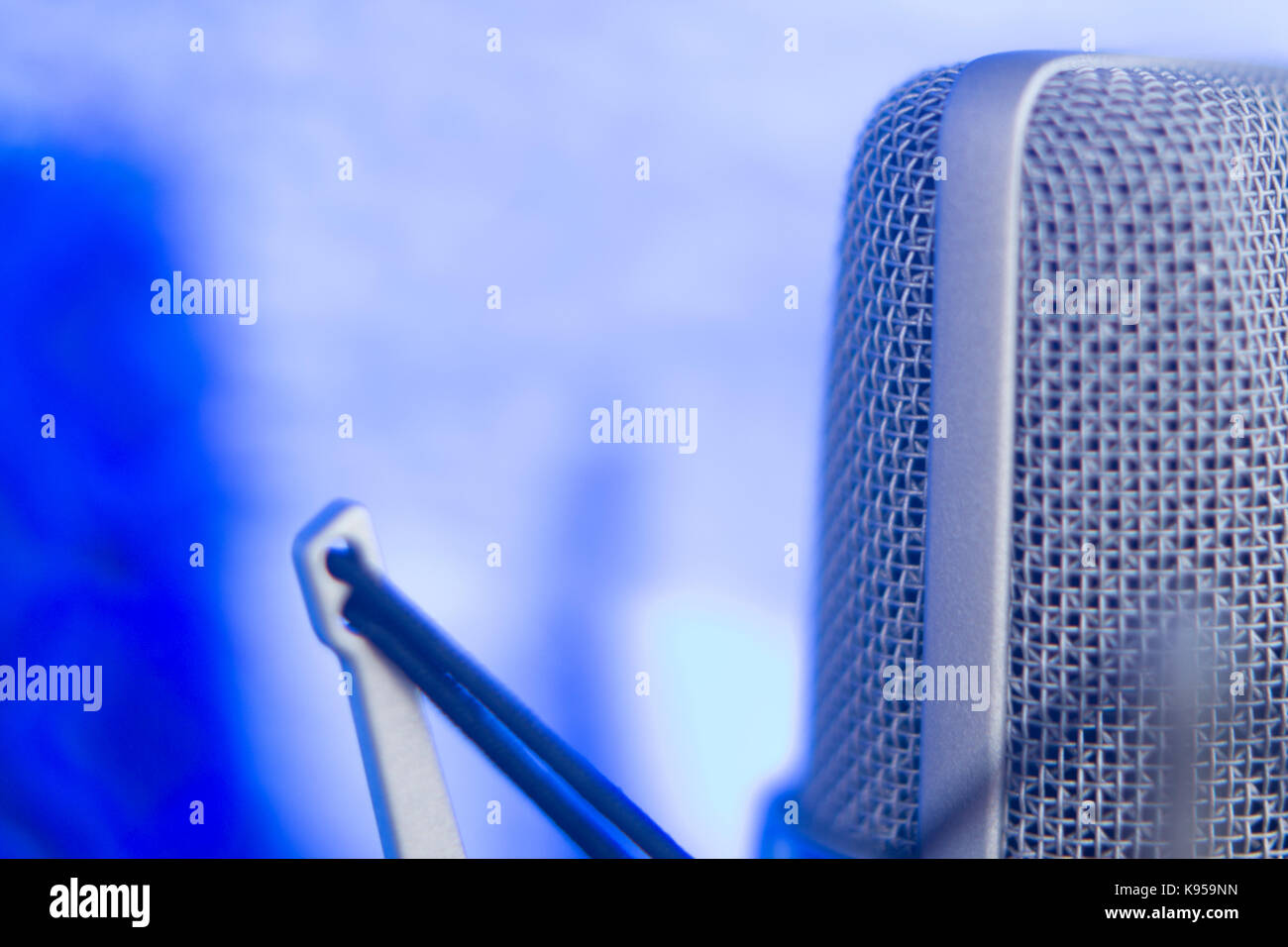 Large diaphragm condenser studio recording voice microphone to record ...