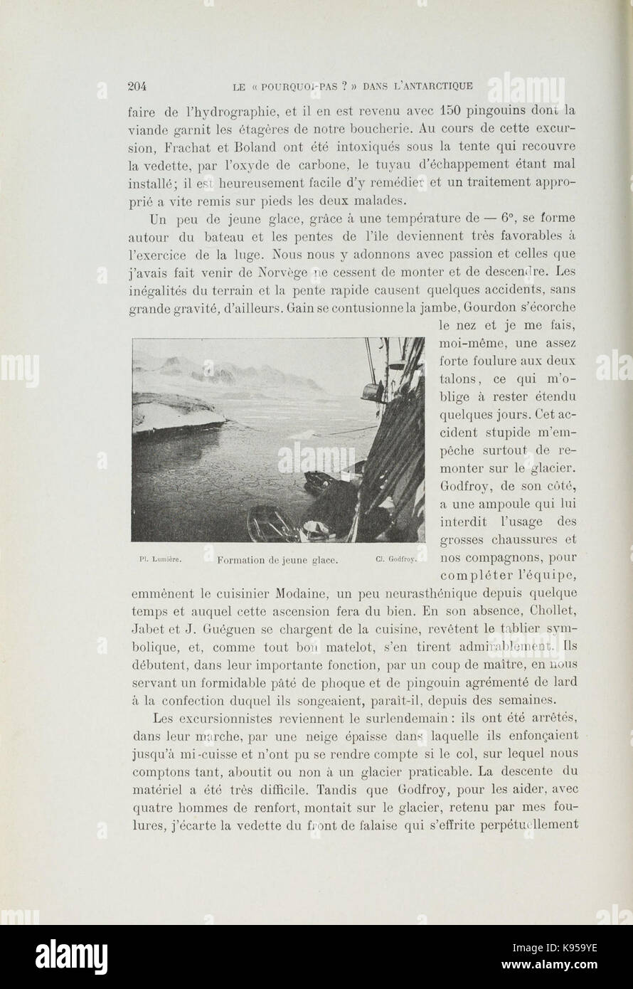 Le pourquoi pas dans l'Antarctique (Page 204) BHL46836397 Stock Photo ...