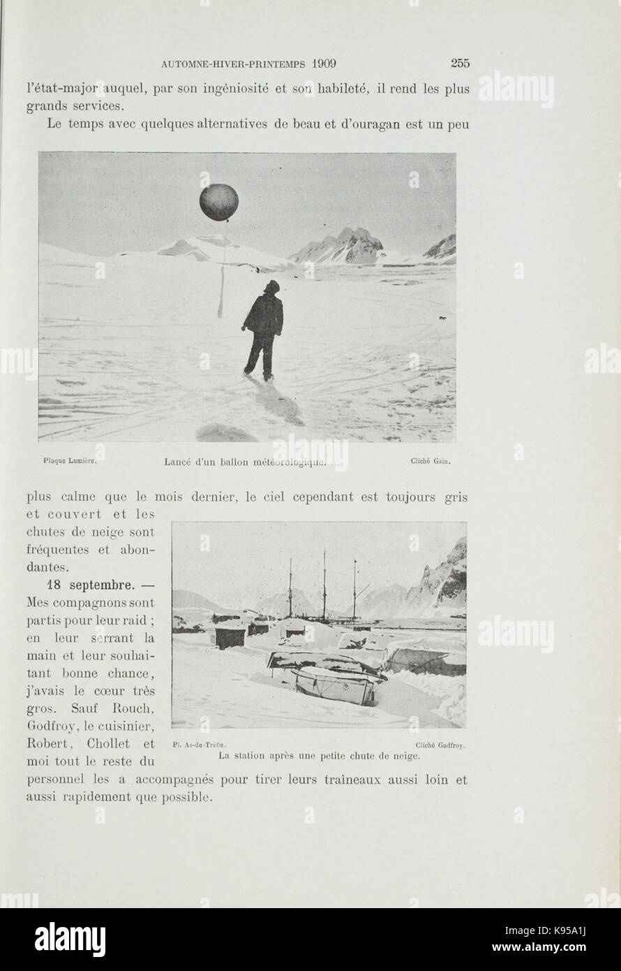 Le pourquoi pas dans l'Antarctique (Page 255) BHL46836452 Stock Photo ...