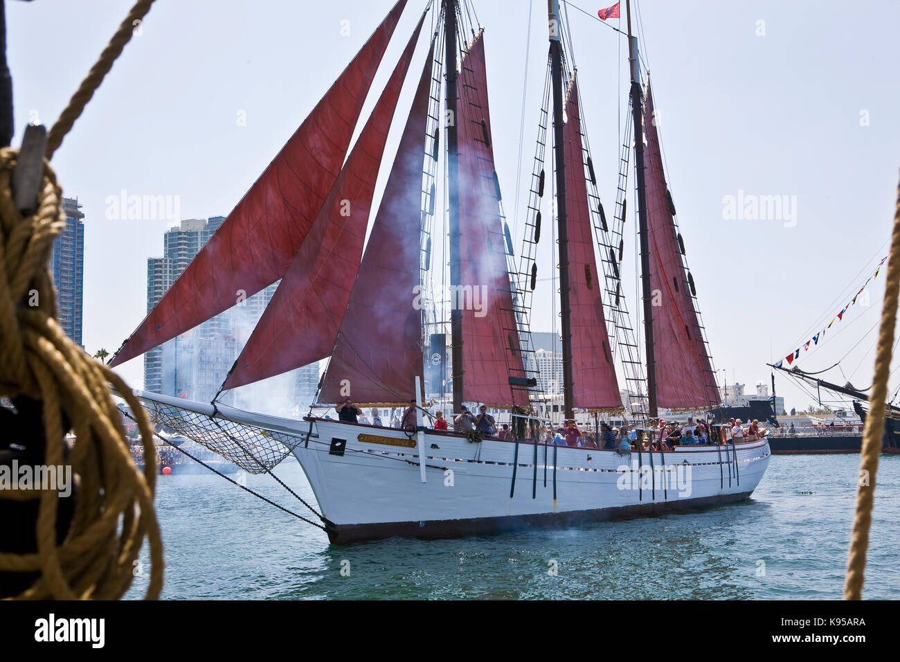 Tall Ship American Pride at the Festival of Sail in San Diego, CA US ...