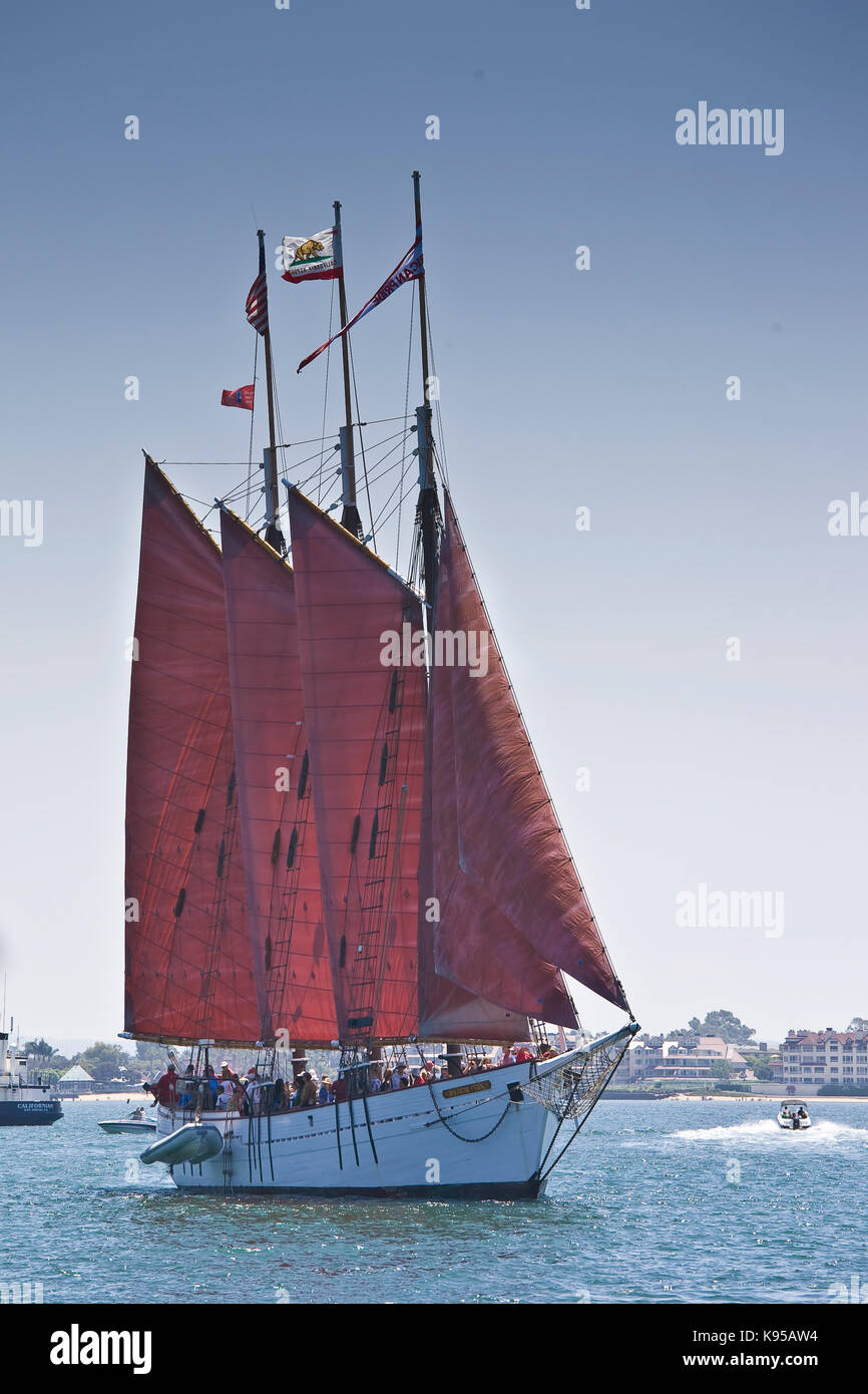 Tall Ship American Pride at the Festival of Sail in San Diego, CA US ...