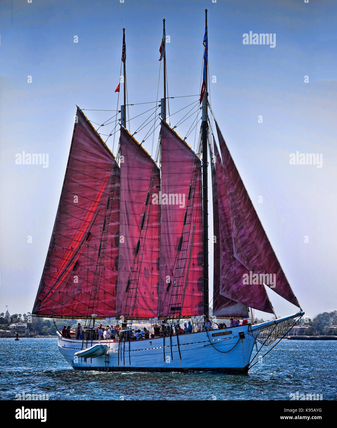 Tall Ship American Pride at the Festival of Sail in San Diego, CA US ...