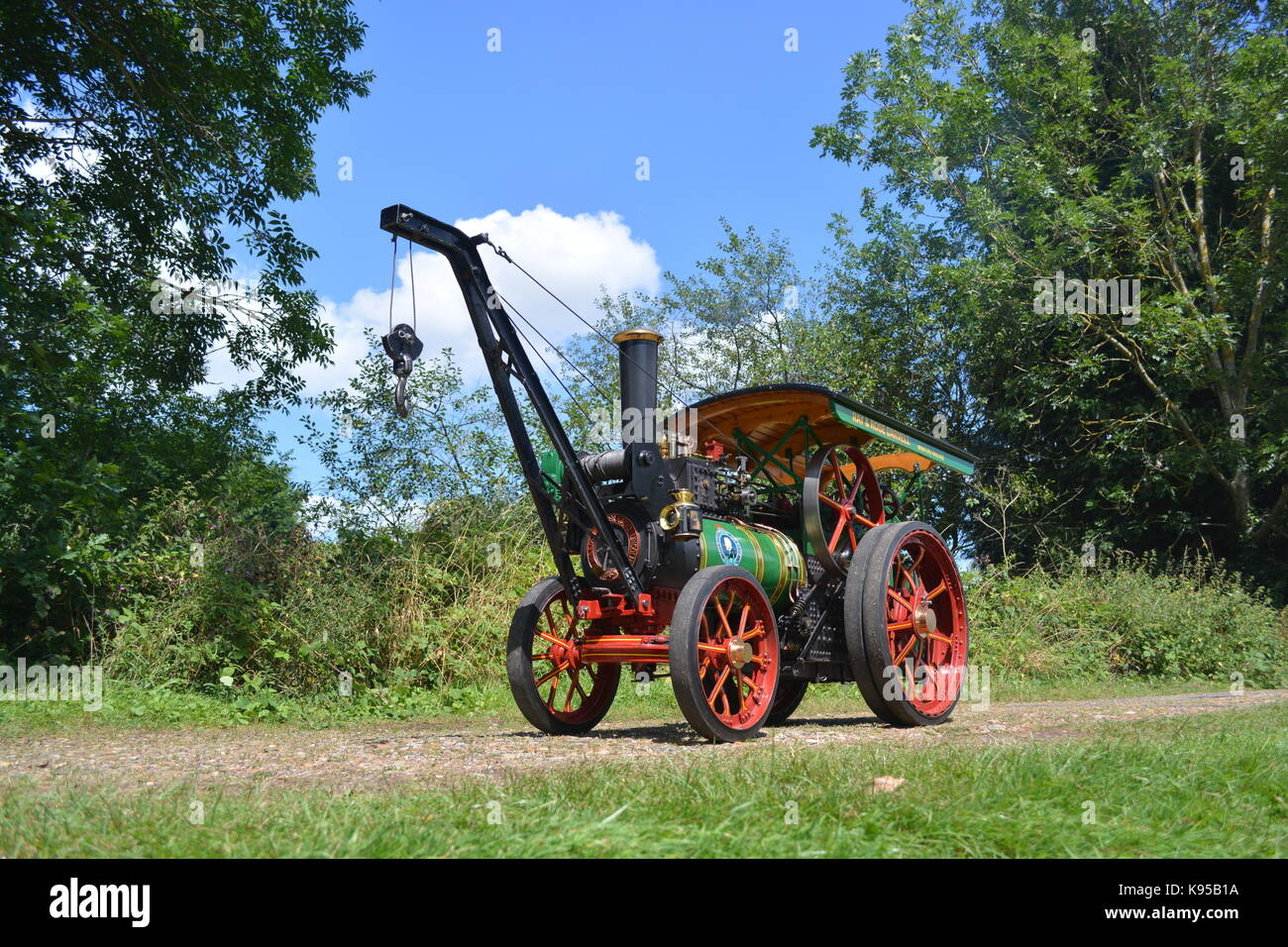 3 inch Scale Foster Traction Engine Stock Photo - Alamy