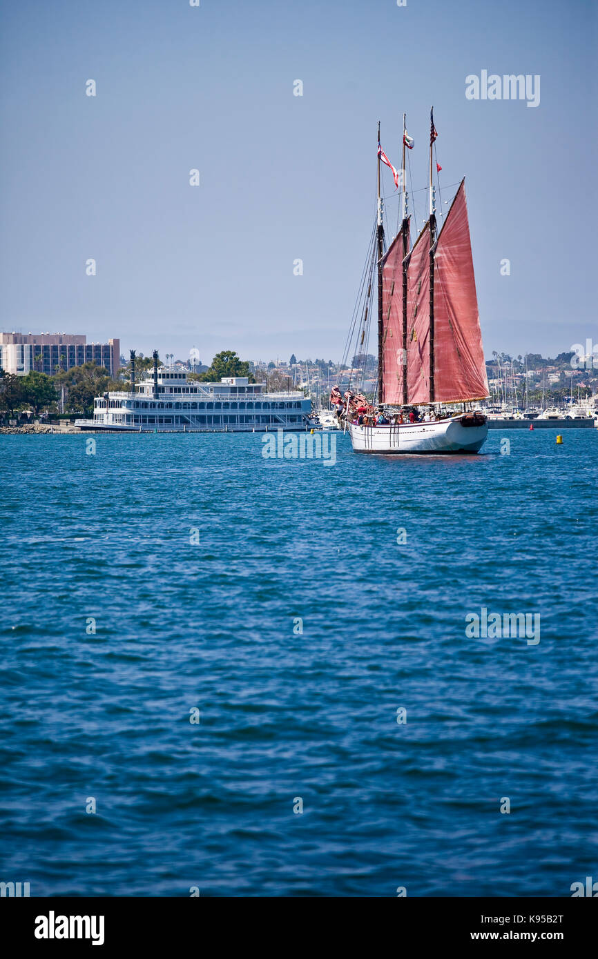 Tall Ship American Pride at the Festival of Sail in San Diego, CA US ...
