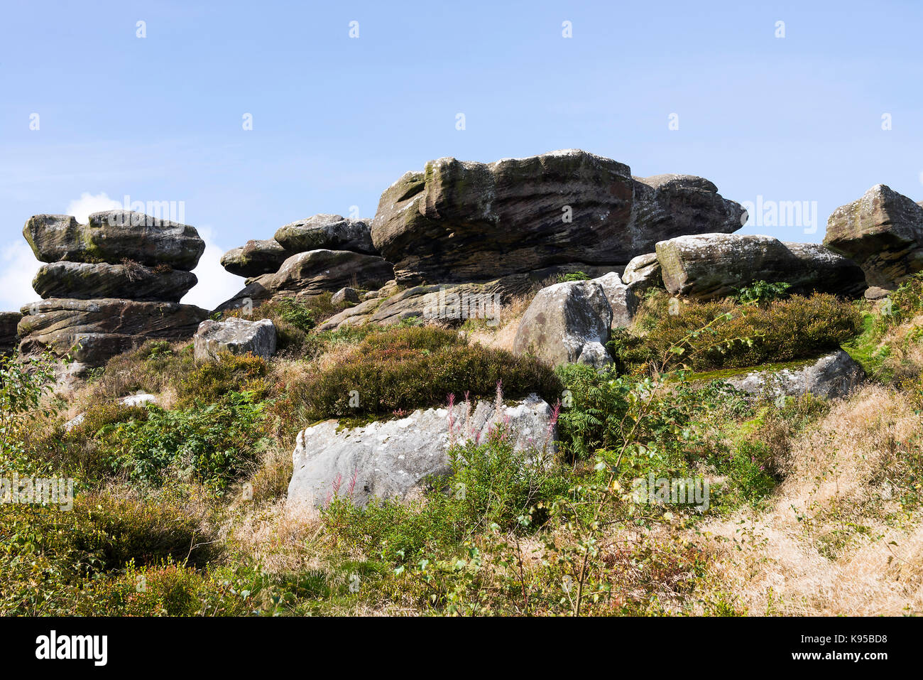 Brimham rocks hi-res stock photography and images - Alamy