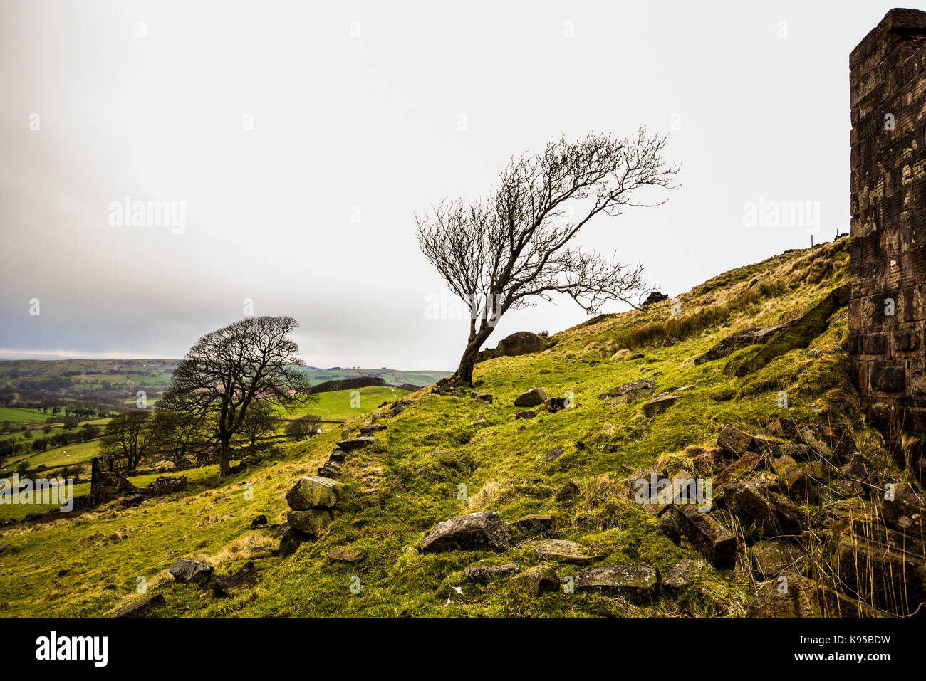 Peak District at sunset Stock Photo - Alamy