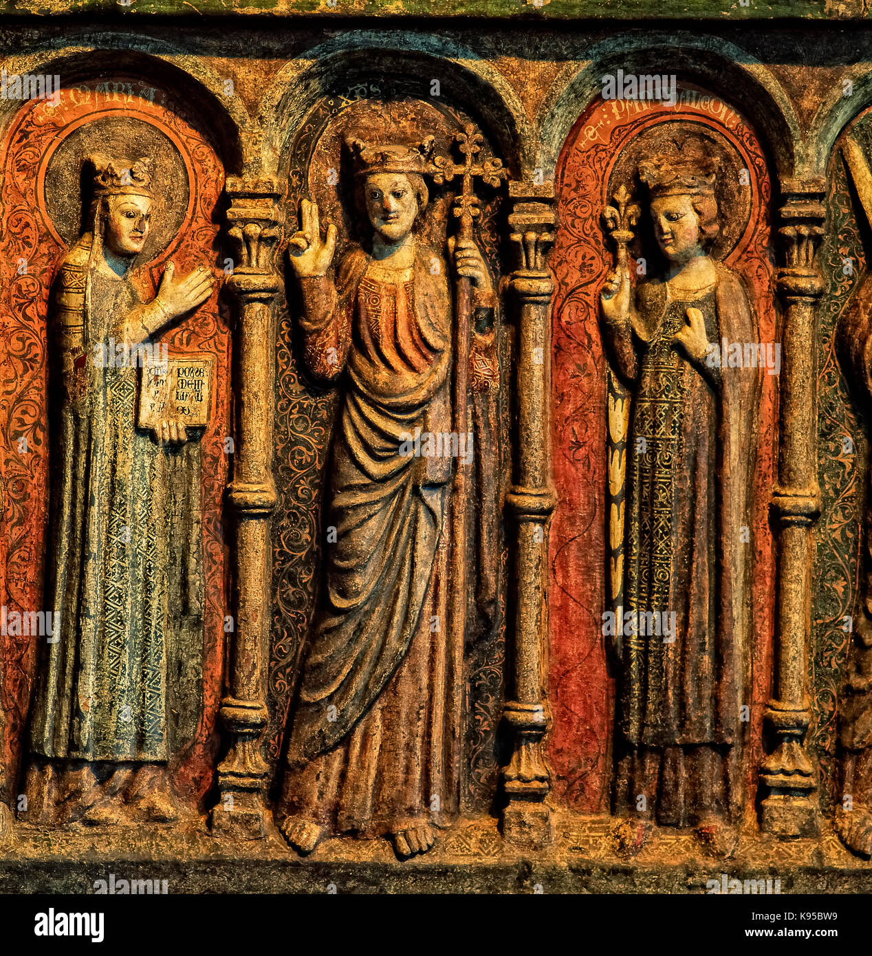 Medieval saint saints hi-res stock photography and images - Alamy