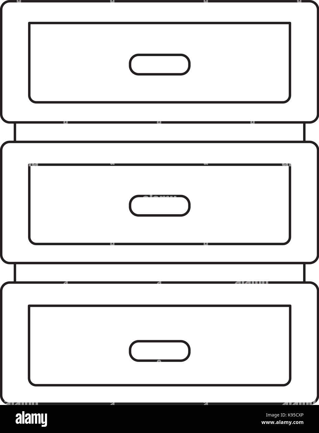 office drawers icon Stock Vector Image & Art - Alamy