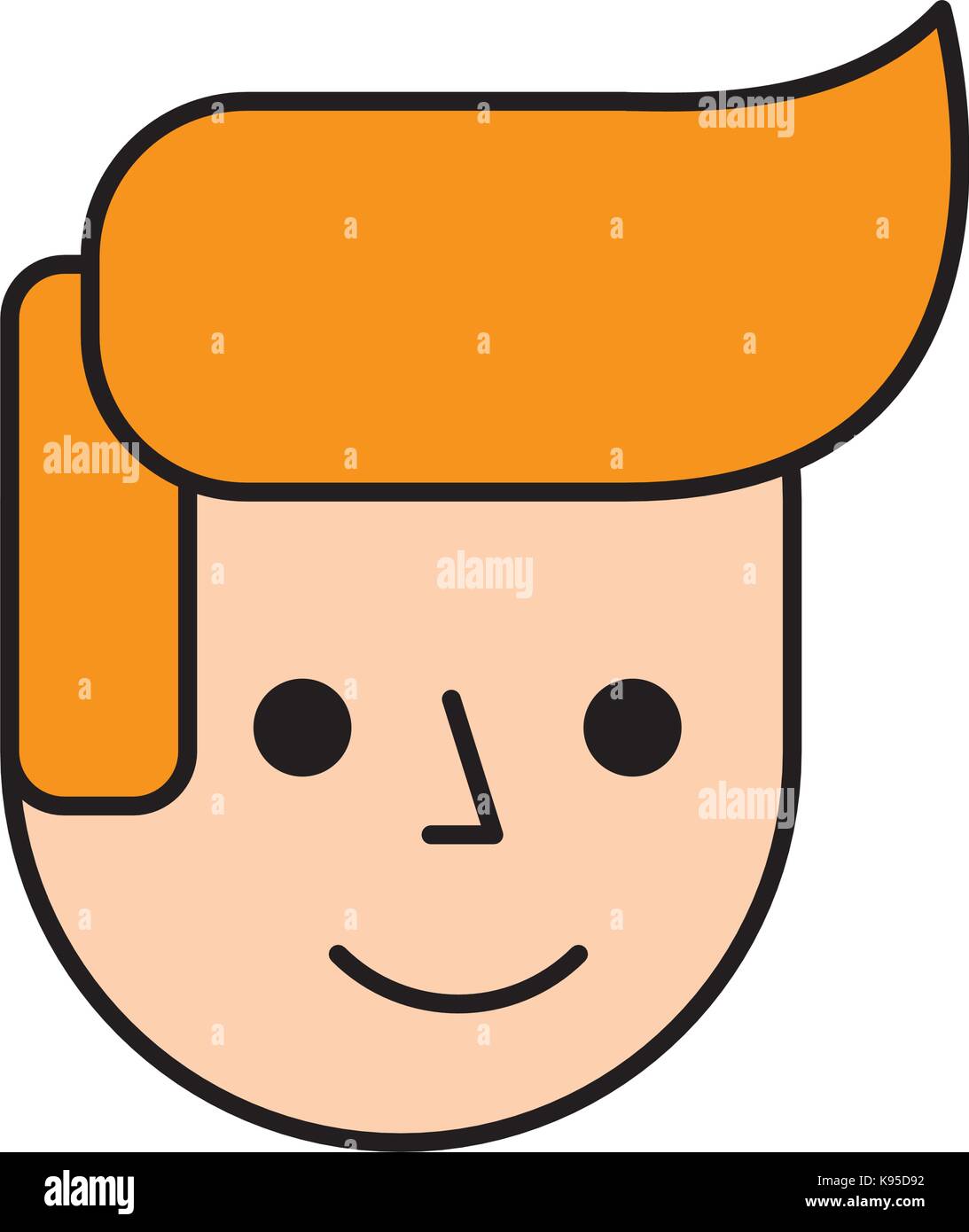 cartoon man face smile worker people Stock Vector Image & Art - Alamy