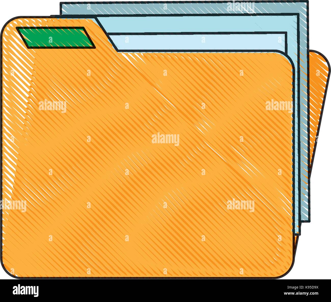 document folder icon Stock Vector Image & Art - Alamy