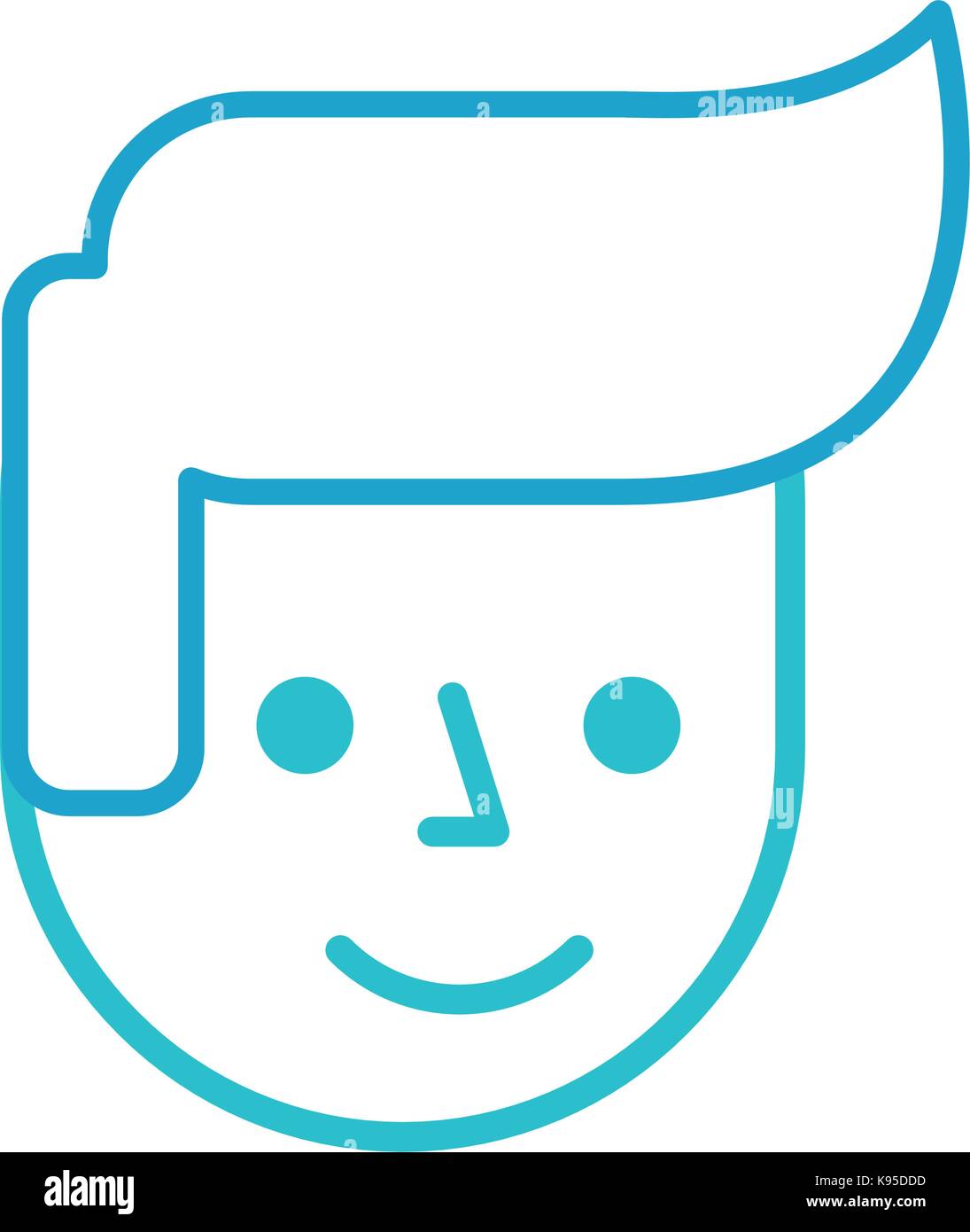 cartoon man face smile worker people Stock Vector Image & Art - Alamy