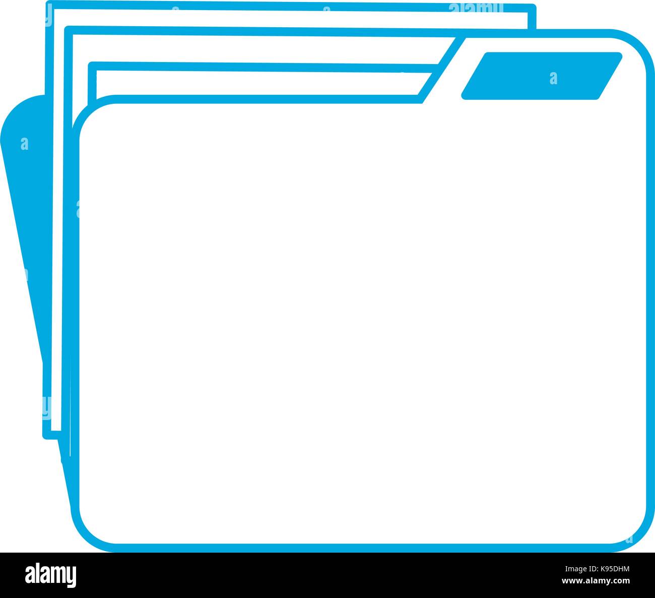 document folder icon Stock Vector Image & Art - Alamy