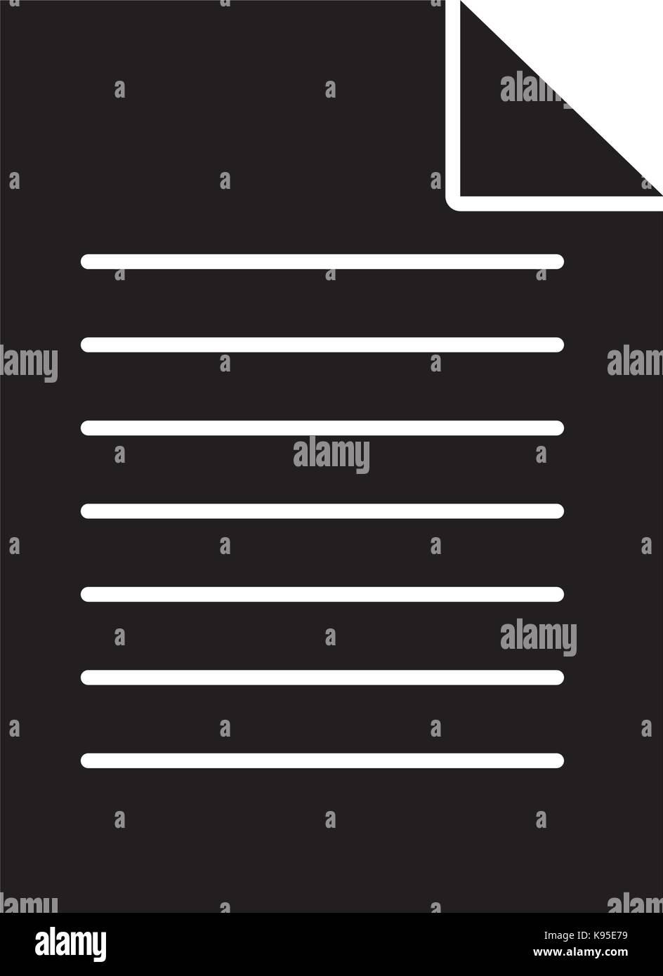 paper document business file sheet office Stock Vector Image & Art - Alamy