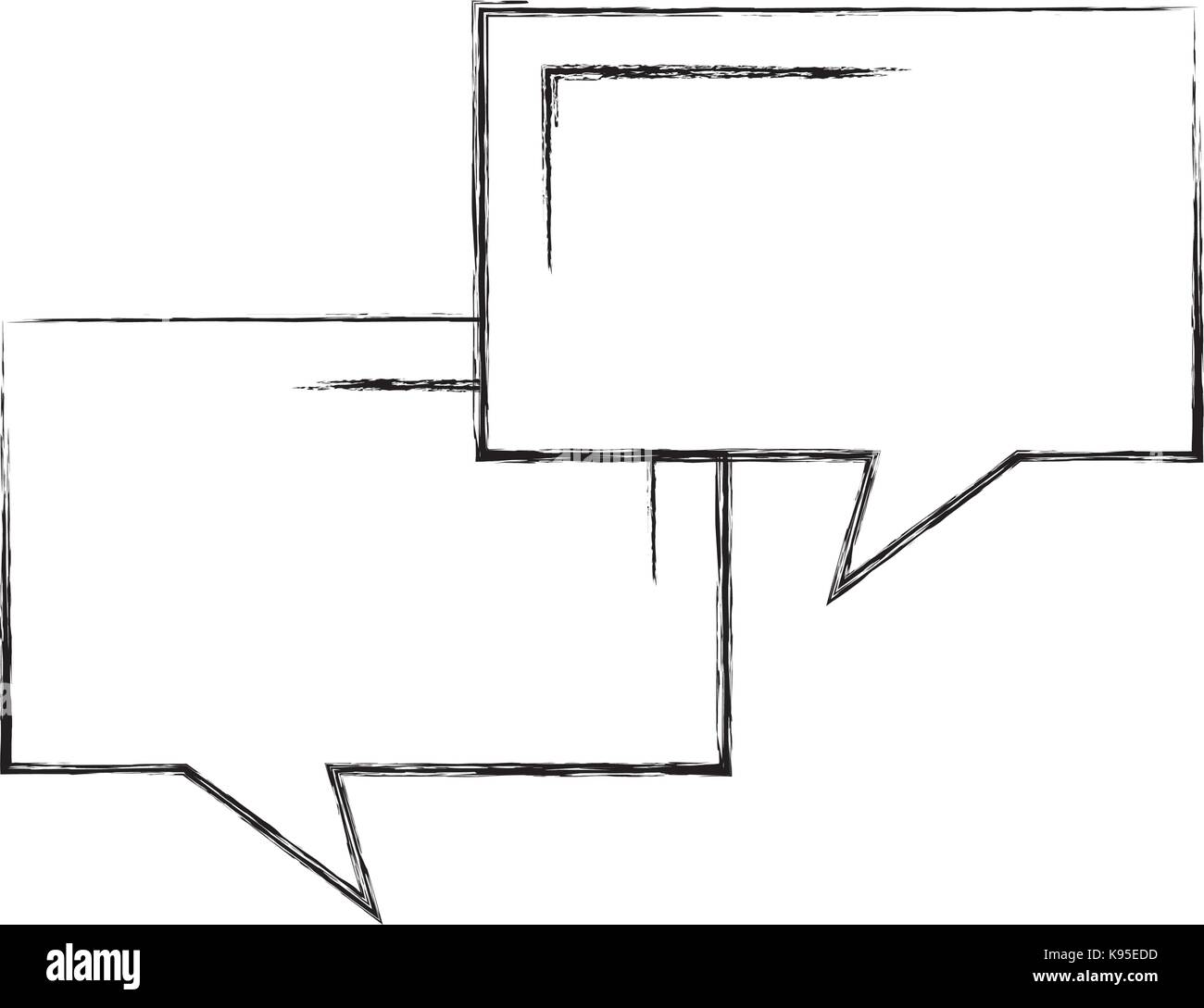 speech bubbles communication dialog message Stock Vector Image & Art ...