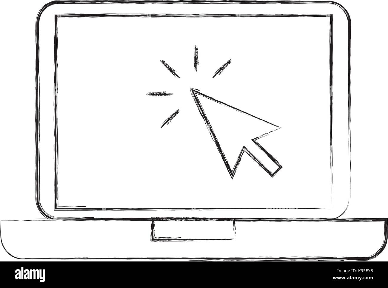 Laptop selection Stock Vector Images - Alamy