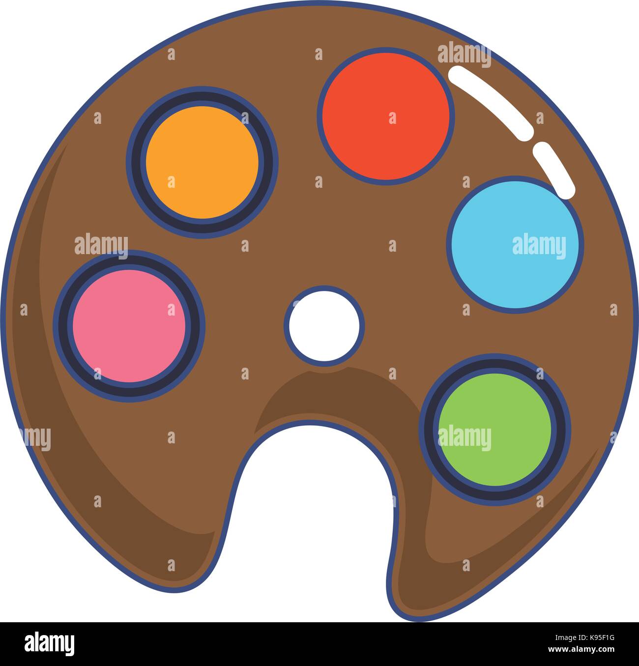 colors palette icon Stock Vector Image & Art - Alamy