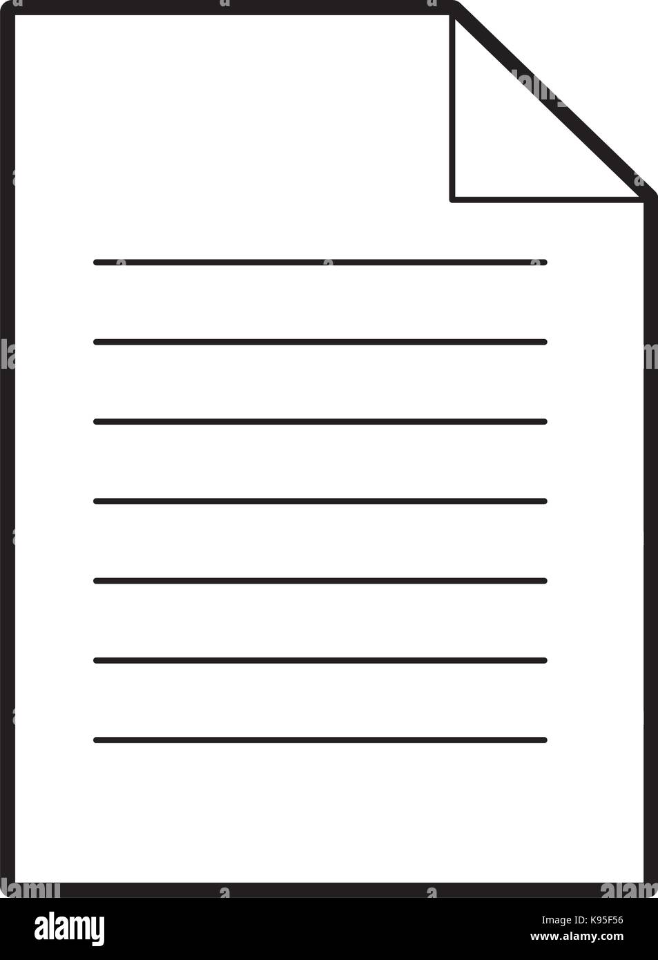 paper document business file sheet office Stock Vector Image & Art - Alamy