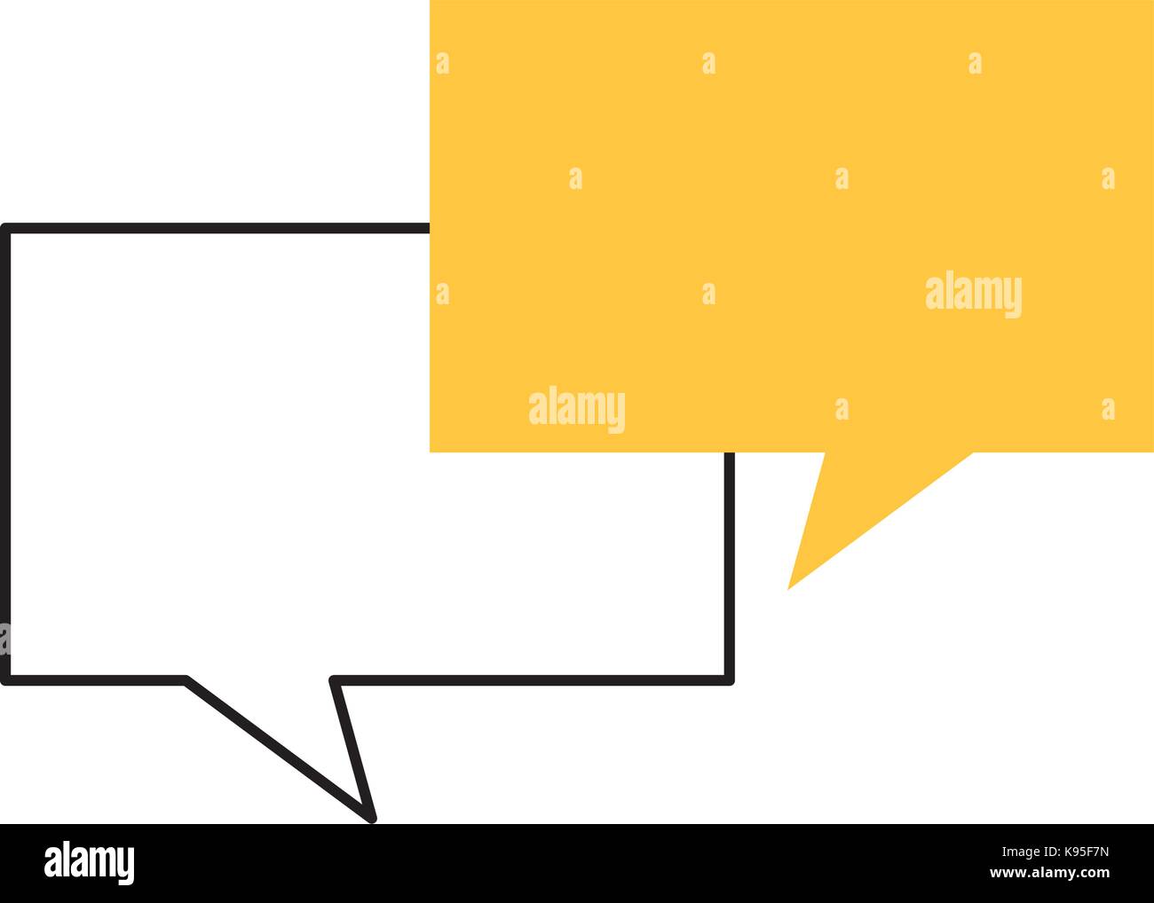 speech bubbles communication dialog message Stock Vector Image & Art - Alamy