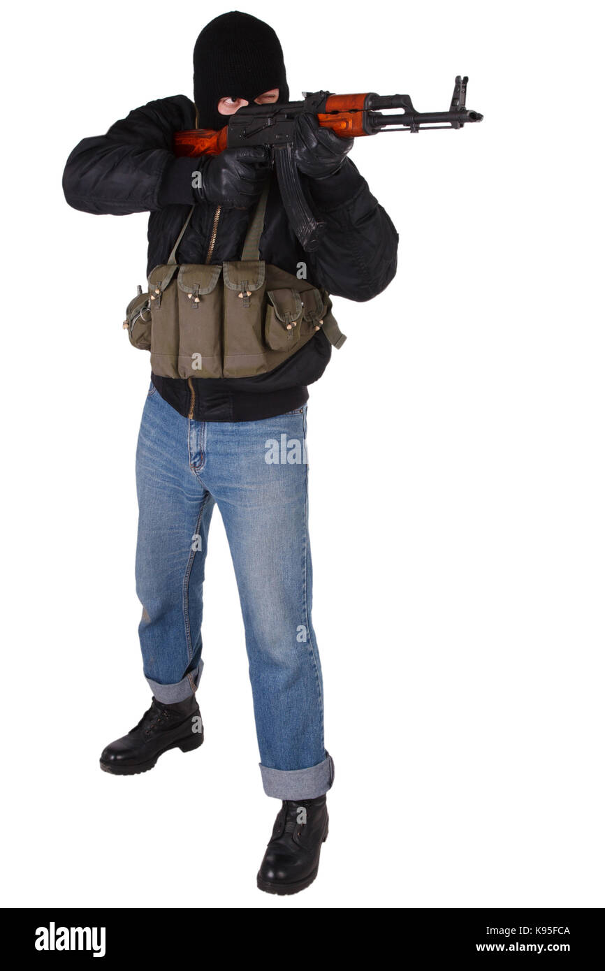Man Holding Ak47 Gun Stock Photos & Man Holding Ak47 Gun Stock Images ...