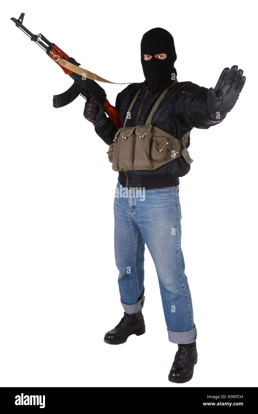 Man Holding Ak47 Gun Stock Photos & Man Holding Ak47 Gun Stock Images ...