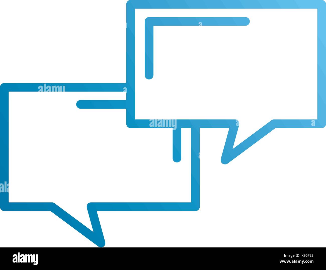 speech bubbles communication dialog message Stock Vector Image & Art ...