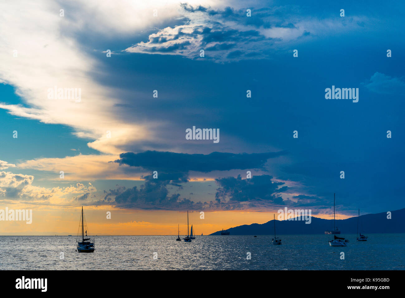 English Bay sunset, Vancouver, British Columbia, Canada Stock Photo - Alamy