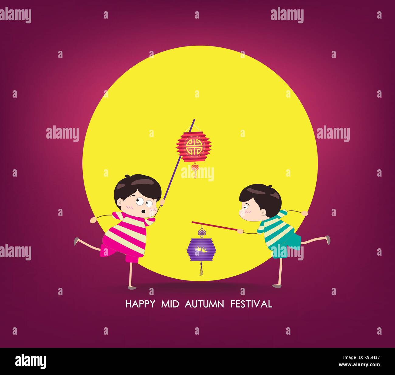Happy mid autumn festival hi-res stock photography and images - Alamy