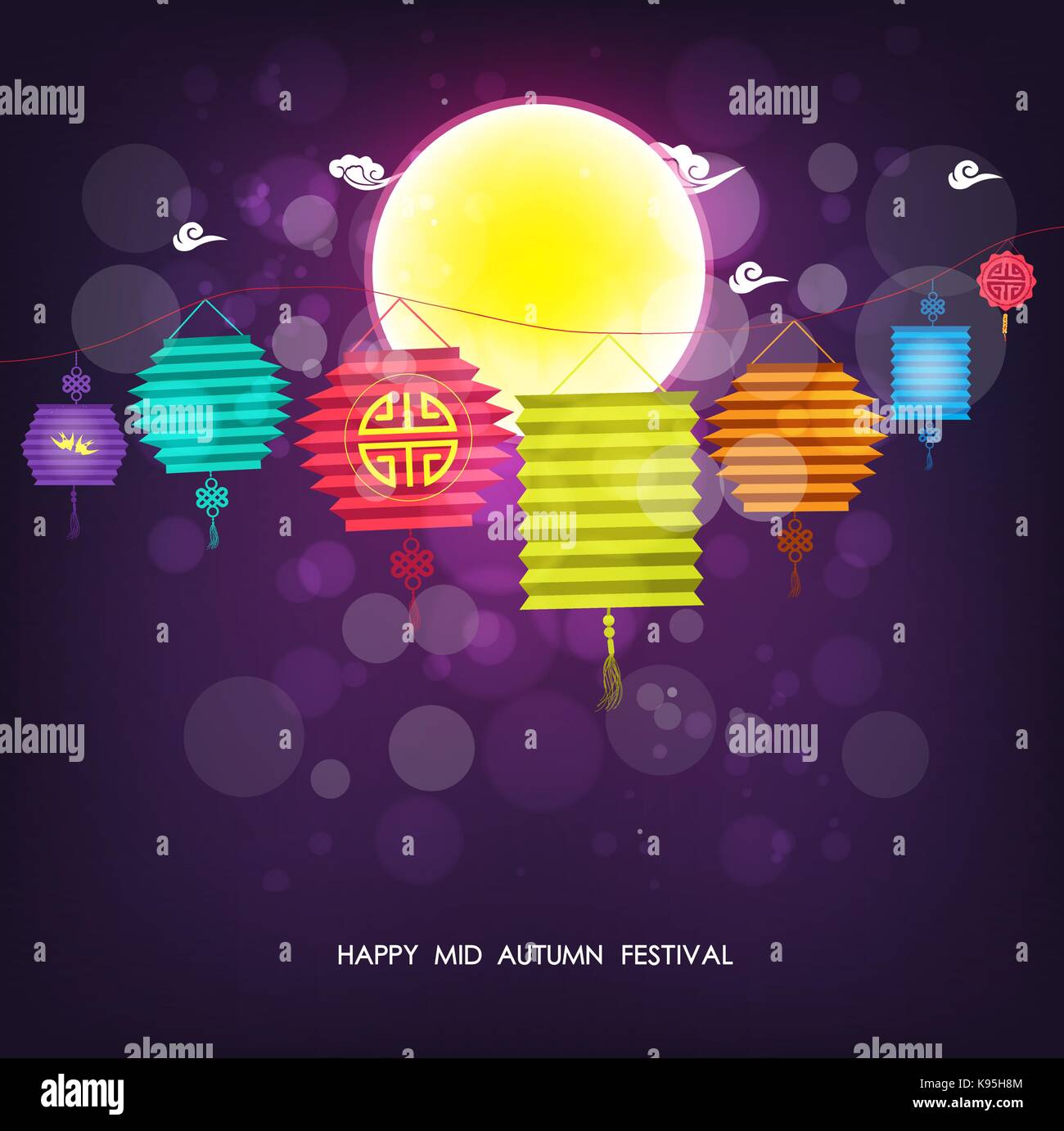 Chinese mid autumn festival. Lantern Festival Stock Vector Image & Art ...