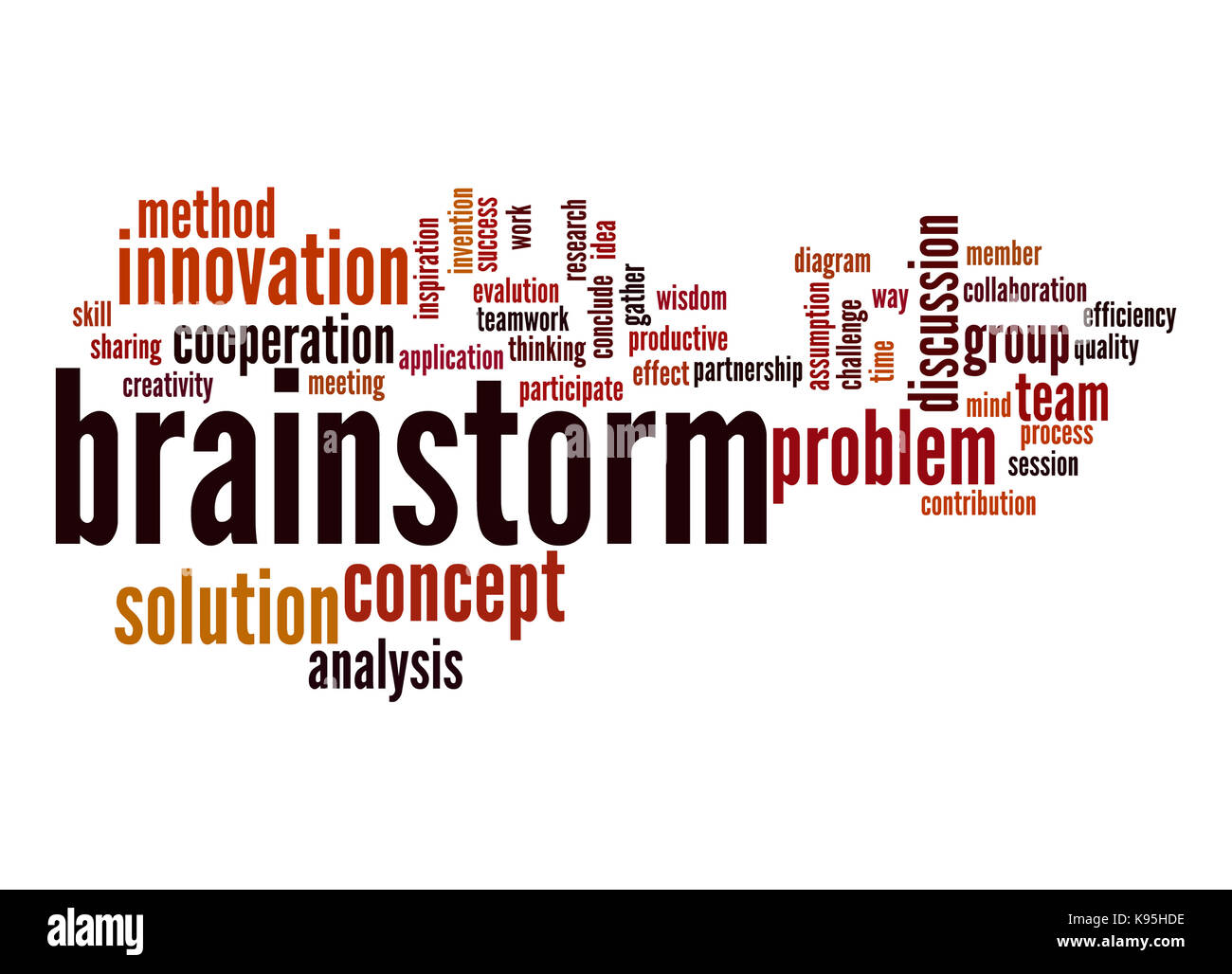 Brainstorm word cloud Stock Photo - Alamy Brainstorm word cloud Stock Photo - Alamy
