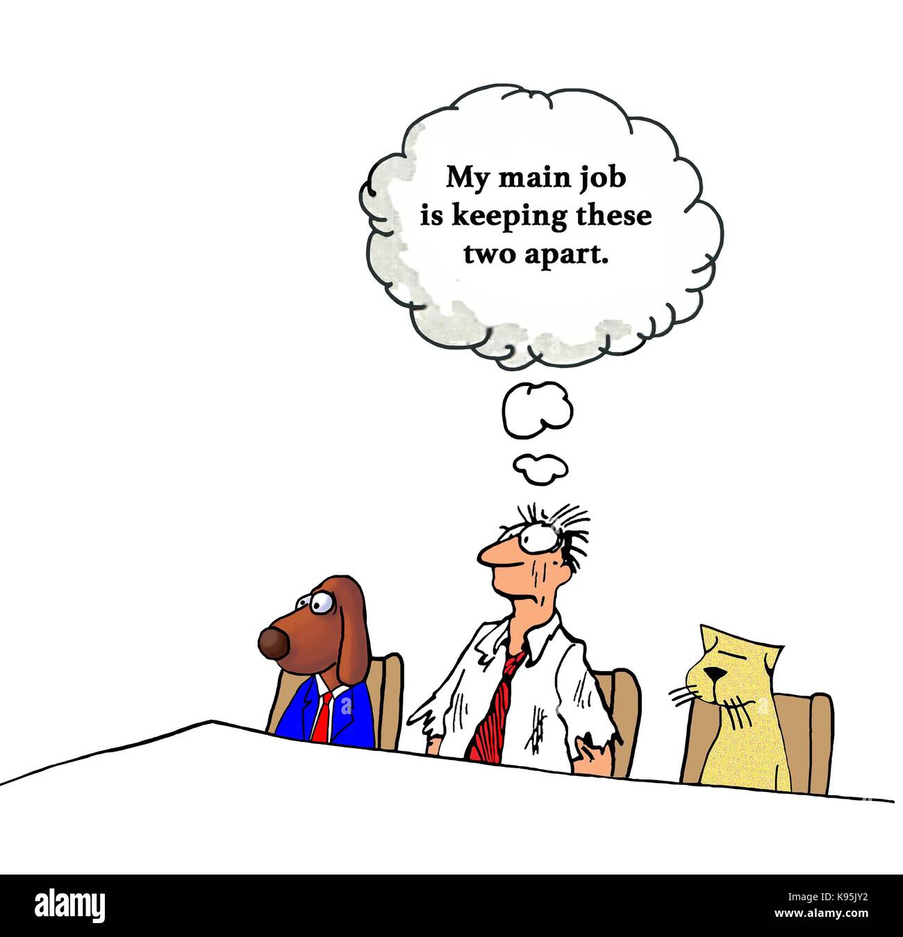 Conflict resolution humorous hi-res stock photography and images - Alamy