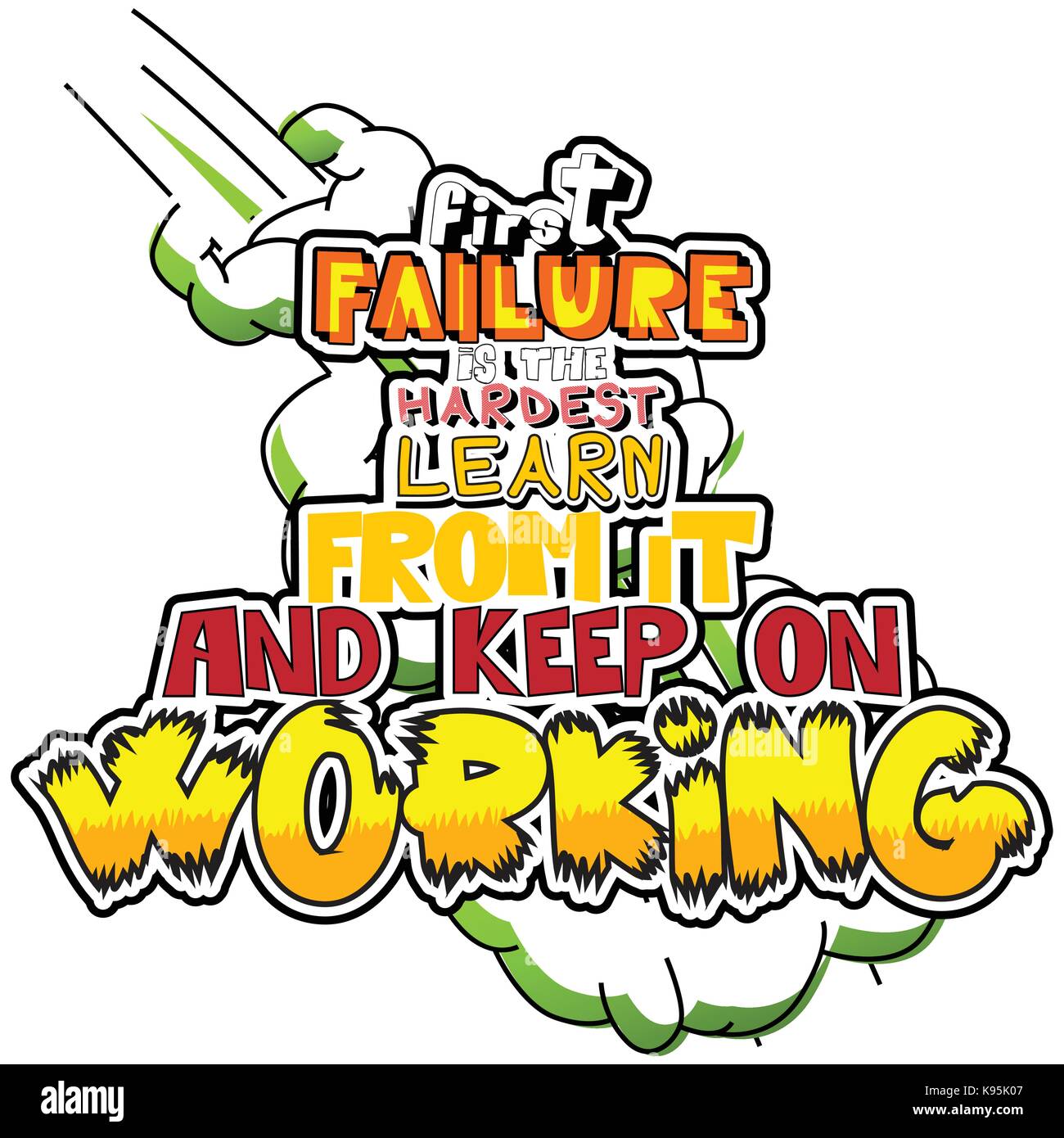 Learn from failure Cut Out Stock Images & Pictures - Alamy