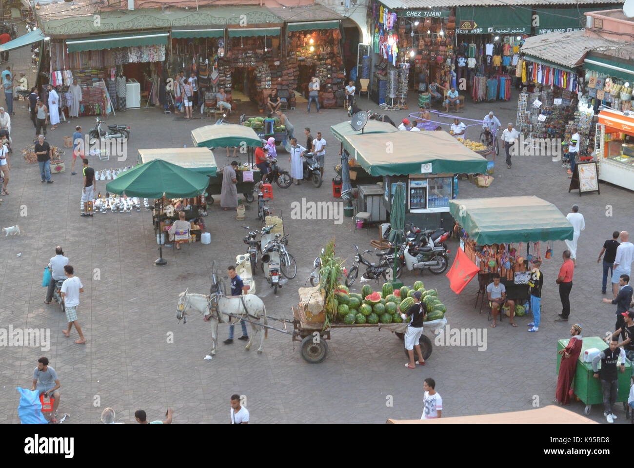 Marrakech street main square hi-res stock photography and images - Alamy